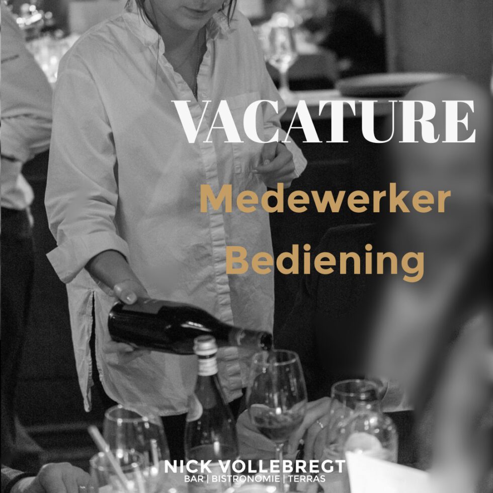 Nick Vollebregt BAR | BISTRONOMIE | TERRAS